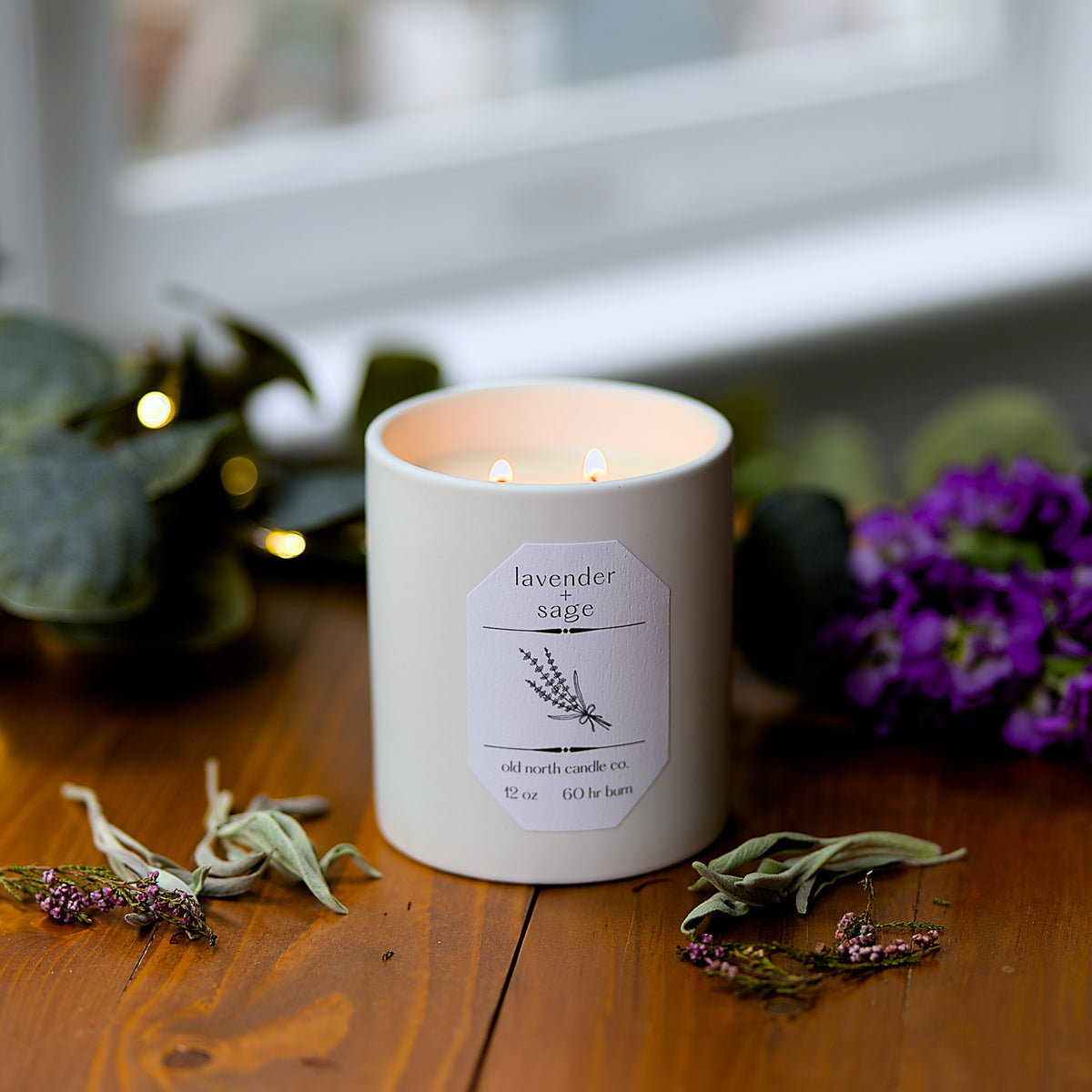 Lavender + Sage Candle – Old North Candle Co